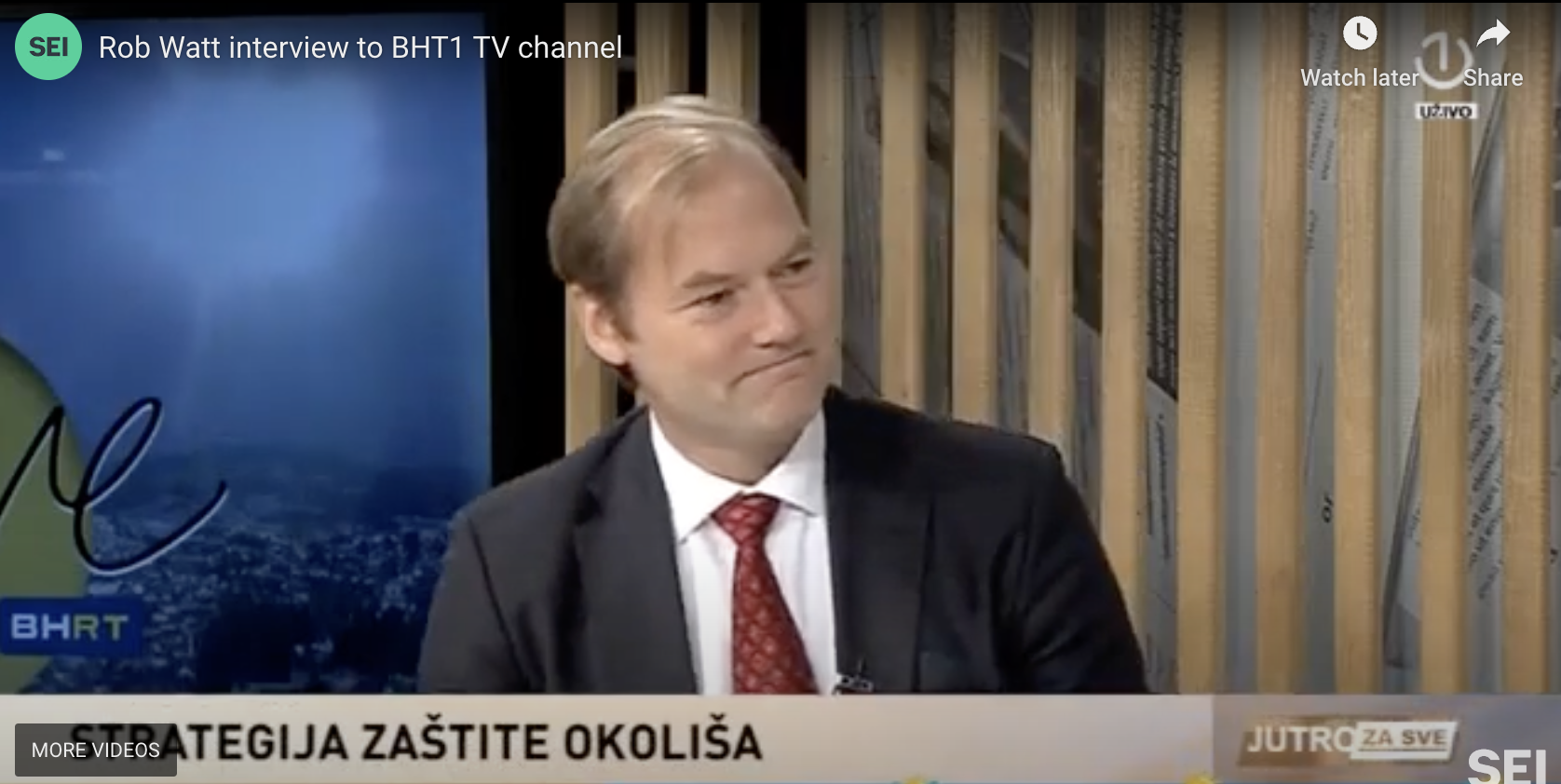 Robert Watt iz SEI-a gostovao na bh. TV | Tranzicija u bolje sutra -BiHSutra